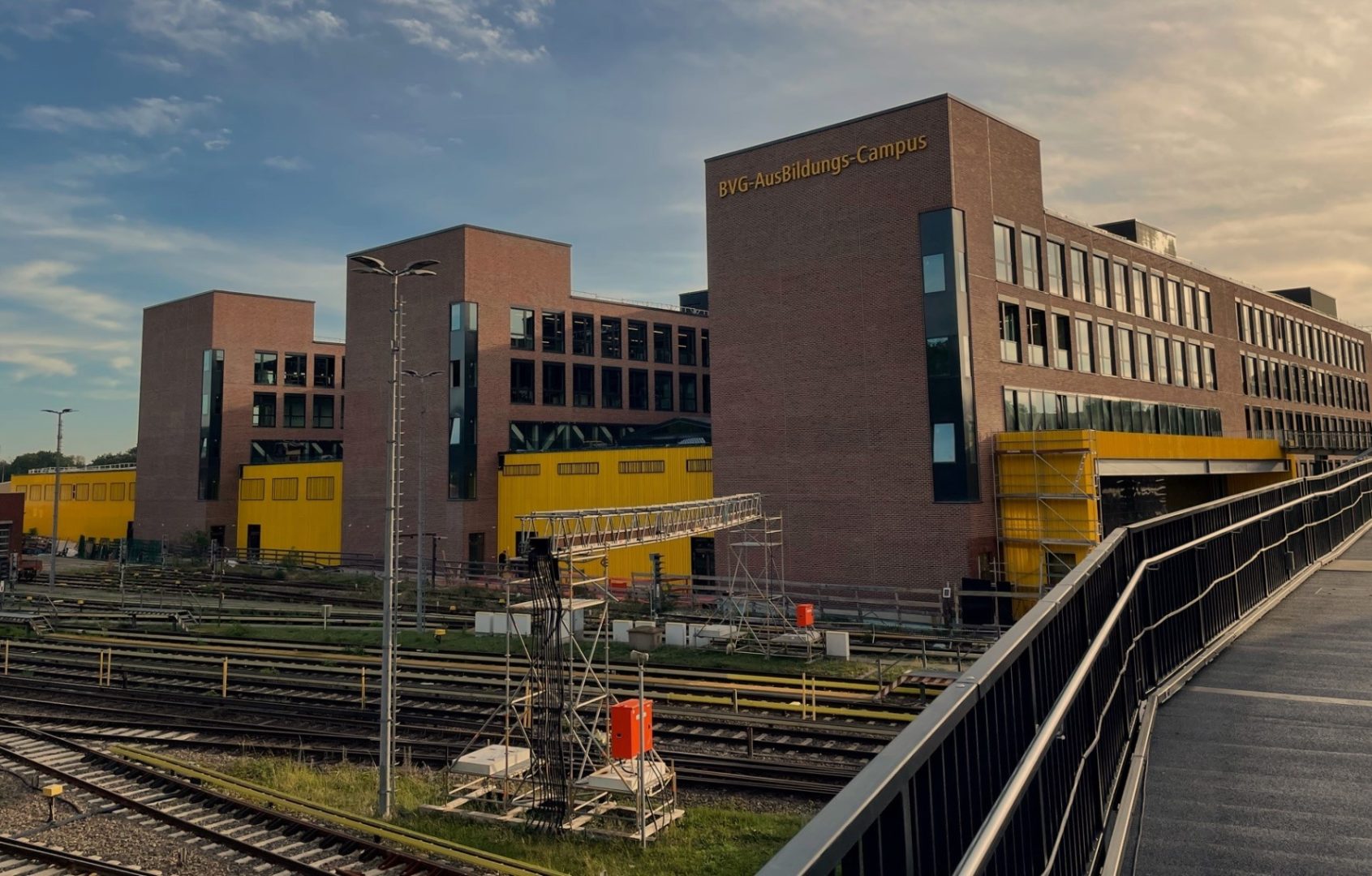 Begrüßung im neuen BVG AusBildungsCampus - BVG Projekt